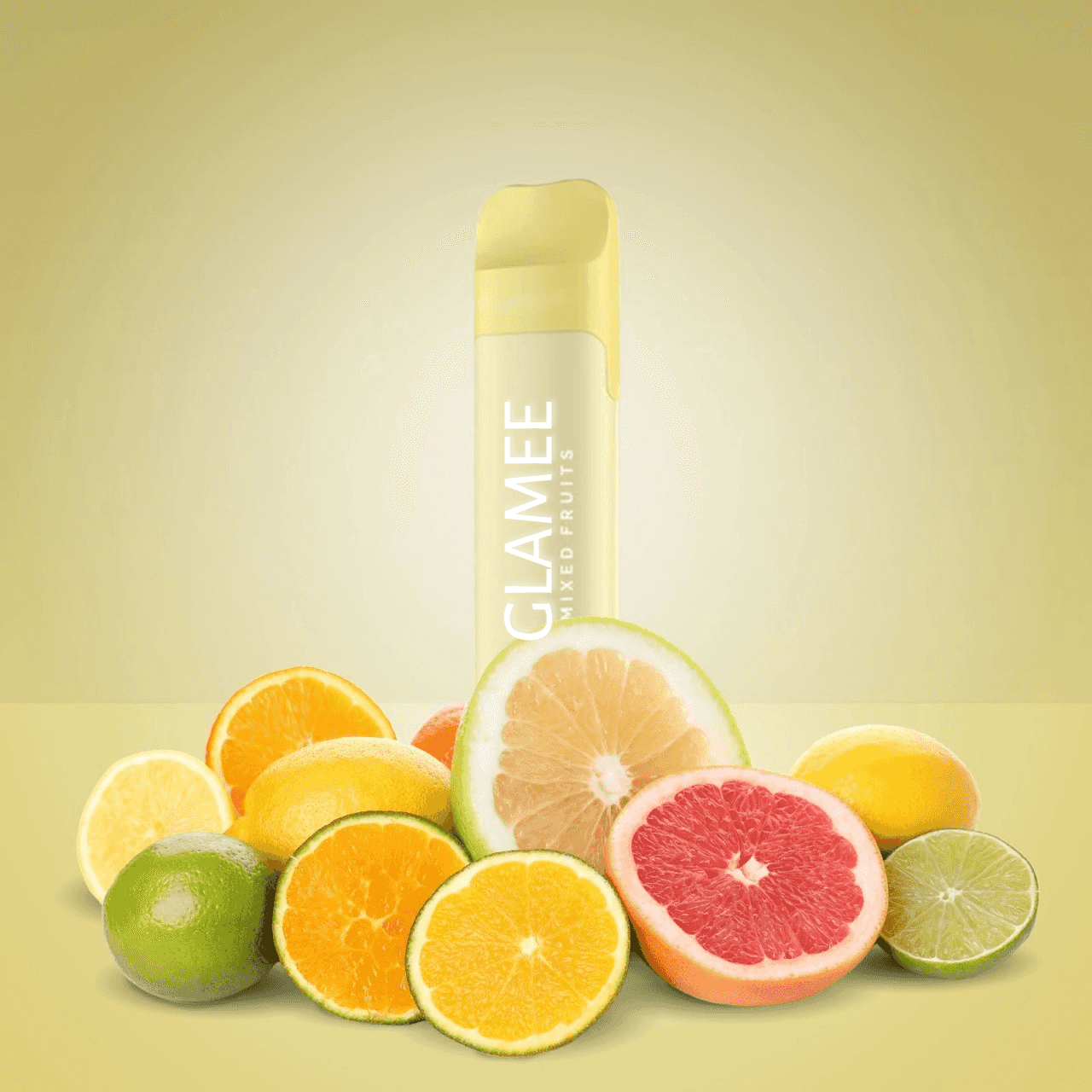 Vape descartável Glamee Lime mixed fruits 800 puff. – Vapepod.store